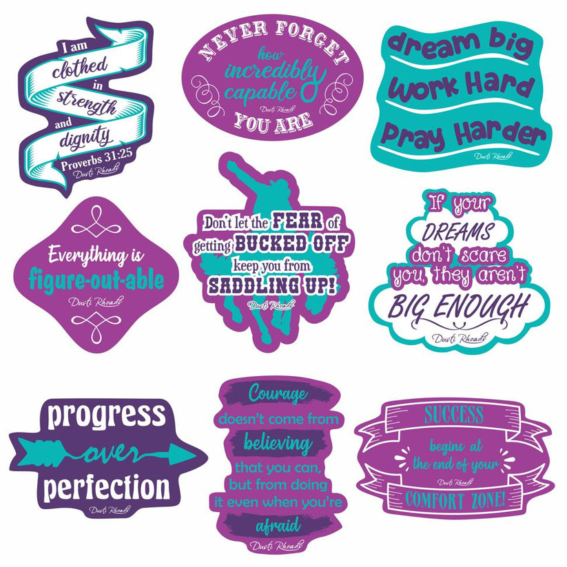 10 Sticker Pack – Dusti Rhoads