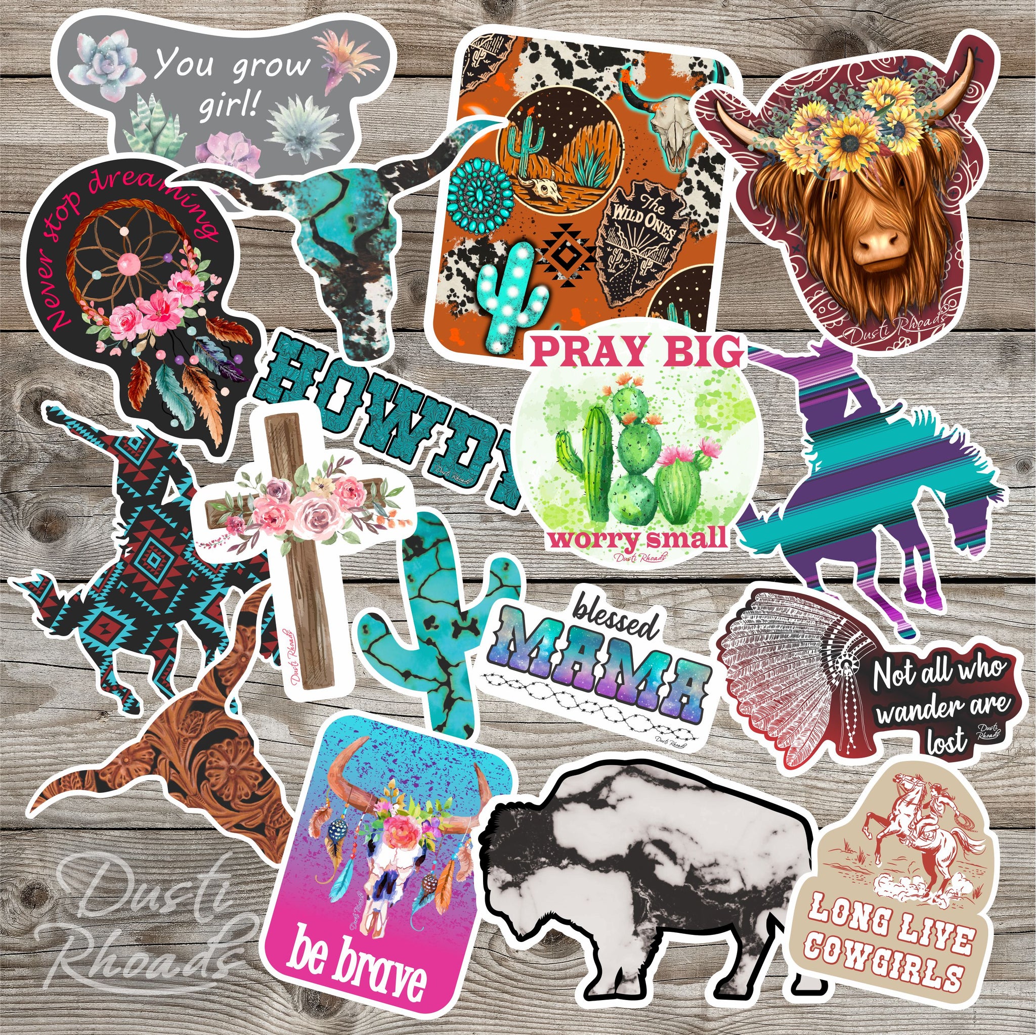 25 Sticker Pack - 80% OFF – Dusti Rhoads